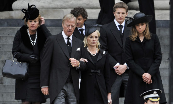 Thatcher Family On Steps St Pauls Editorial Stock Photo - Stock Image ...