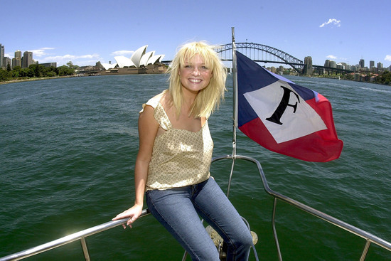 Emma Bunton On Yacht Sydney Harbour Editorial Stock Photo - Stock Image ...