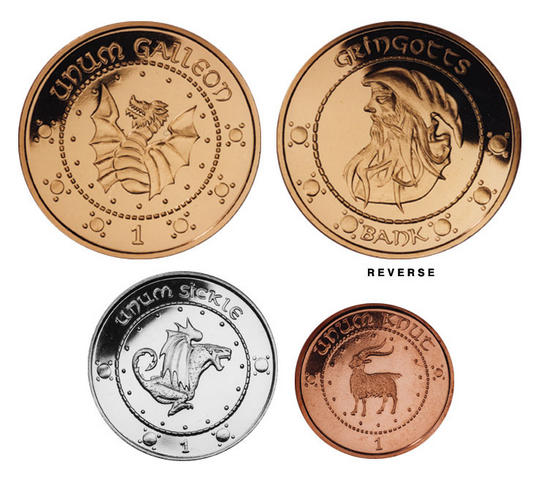 Golden Galleon Silver Sickle Bronze Knut Editorial Stock Photo - Stock ...