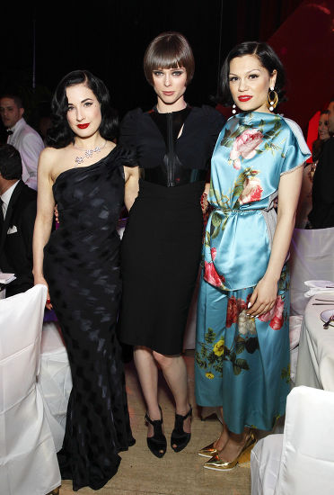Dita Von Teese Coco Rocha Jessie Editorial Stock Photo - Stock Image ...