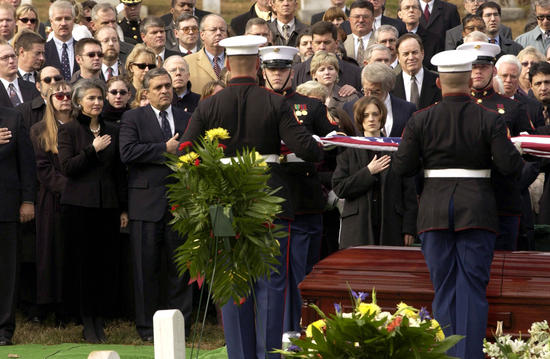 Shannon Spann Graveside During Funeral Her Editorial Stock Photo ...
