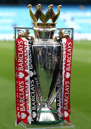 Barclays Premier League Trophy Still Decked Editorial Stock Photo ...
