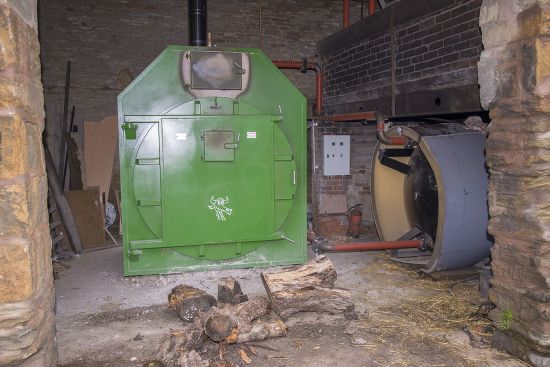 Pig Farming Biomass Boiler Providing Heat Editorial Stock Photo - Stock ...