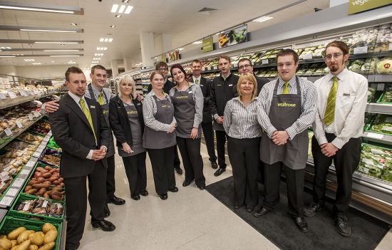 Staff Waitrose Supermarket Old Market Shopping Editorial Stock Photo ...