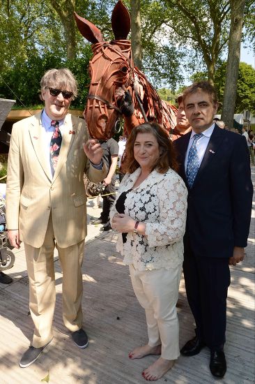 Stephen Fry Caroline Quentin Rowan Atkinson Editorial Stock Photo ...