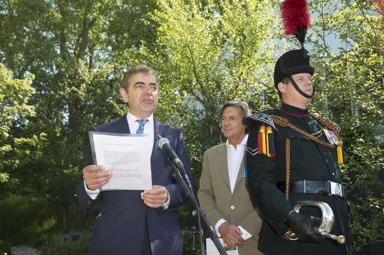 Rowan Atkinson Nigel Havers No Mans Editorial Stock Photo - Stock Image ...