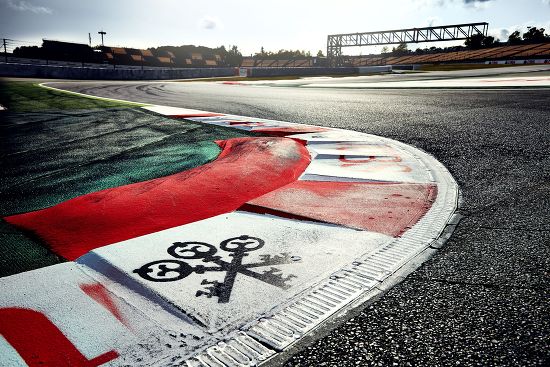 Chicane Circuit De Catalunya Barcelona Editorial Stock Photo - Stock ...