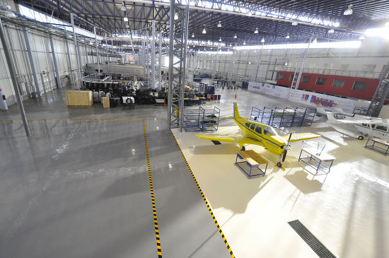 Maintenance Plant Aircraft Assembly Area Aerospace Editorial Stock ...