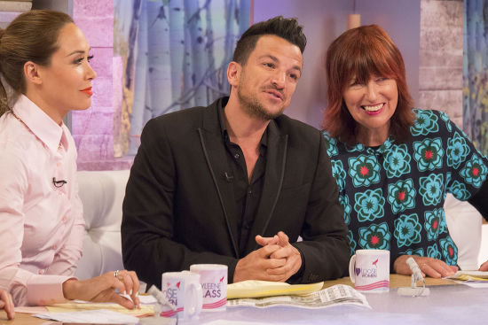 Myleene Klass Peter Andre Janet Streetporter Editorial Stock Photo ...