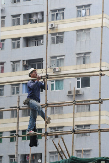 Chinese Builder Builds Sky Scraper Building Editorial Stock Photo ...