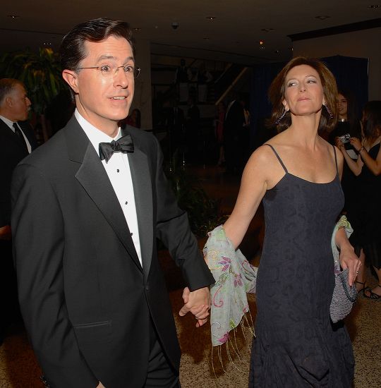 Stephen Colbert His Wife Evelyn Mcgeecolbert Editorial Stock Photo ...