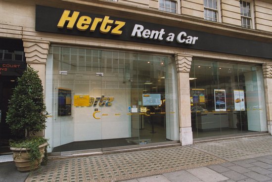 Hertz Car Rental Office London Britain Editorial Stock Photo - Stock ...