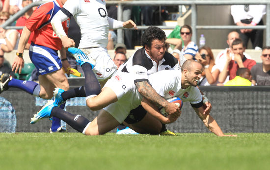 Charlie Sharples England Gloucester Rugby Scores Editorial Stock Photo ...