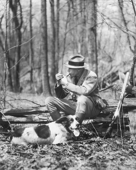 Model Released Hunter Smoking Pipe While Editorial Stock Photo - Stock ...