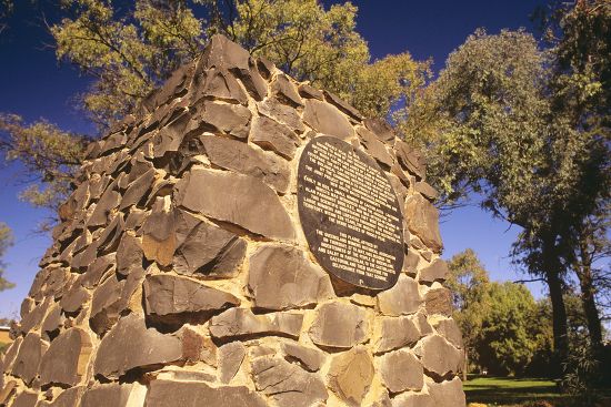 Memorial Cairn 1965 Cactoblastis Moth That Editorial Stock Photo ...
