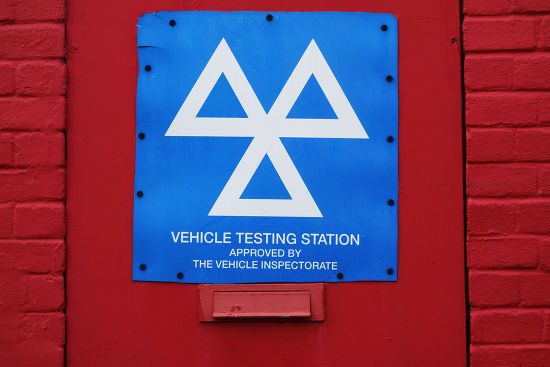 Garage Mot Testing Station Sign Editorial Stock Photo - Stock Image ...