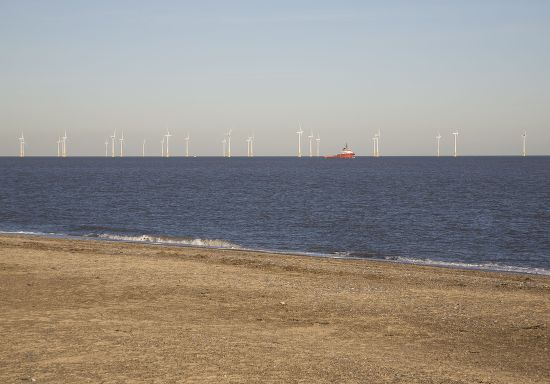 Scroby Sands Offshore Wind Farm Great Editorial Stock Photo - Stock ...