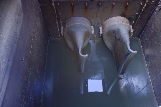 Tideflex Gate Sewer Water Treatment Plant Editorial Stock Photo - Stock ...