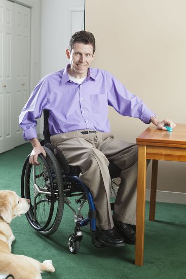 Model Released Quadriplegic Man Wheelchair Spinal Editorial Stock Photo ...