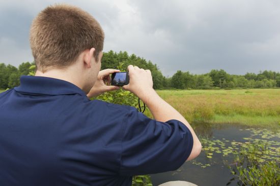 Model Released Public Works Engineer Photographing Editorial Stock ...