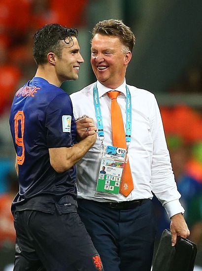 Robin Van Persie Netherlands Celebrates Manager Editorial Stock Photo ...
