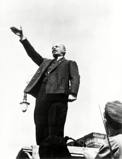 Lenin Speaking Red Square Unveiling Temporary Editorial Stock Photo ...