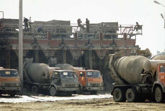 Chernobyl Aps Ukraine Ussr Cement Mixers Editorial Stock Photo - Stock ...