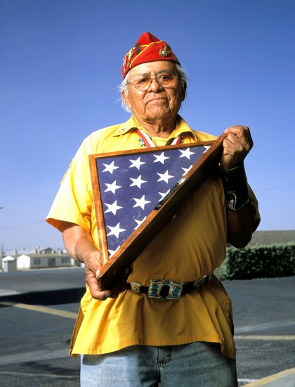 Navajo Indian Teddy Draper Former Us Editorial Stock Photo - Stock ...