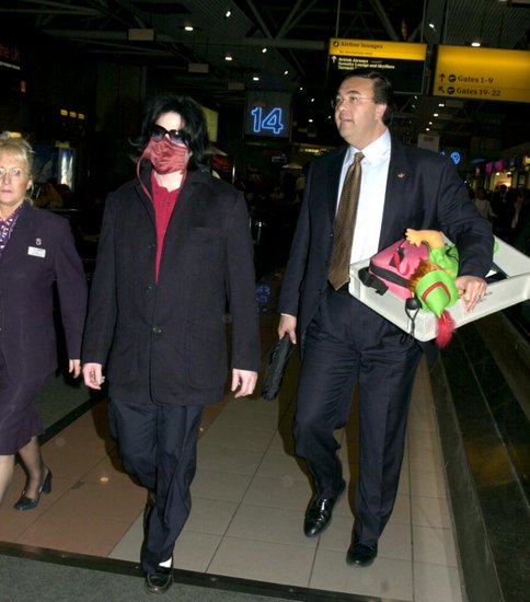 Michael Jackson Being His Security Guard Editorial Stock Photo - Stock ...