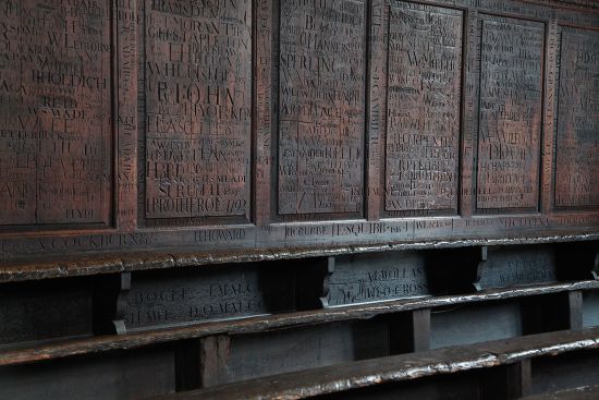 Pupils Names Carved Into Walls Harrow Editorial Stock Photo - Stock ...