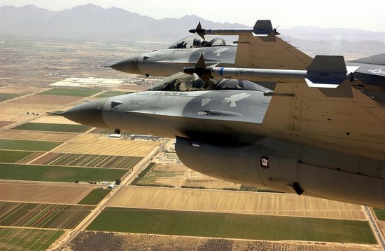 F16 Fighting Falcons 21st Fighter Squadron Editorial Stock Photo ...
