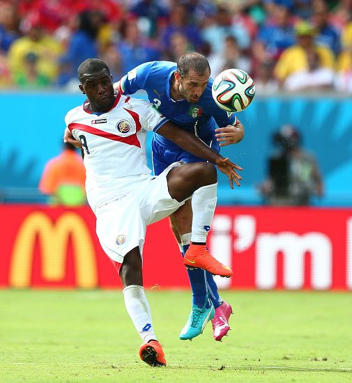 Joel Campbell Costa Rica Giorgio Chiellini Editorial Stock Photo ...