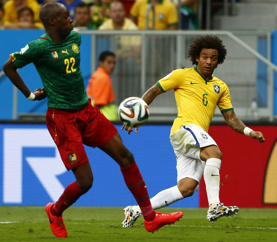 Marcelo Passes Ball Editorial Stock Photo - Stock Image | Shutterstock