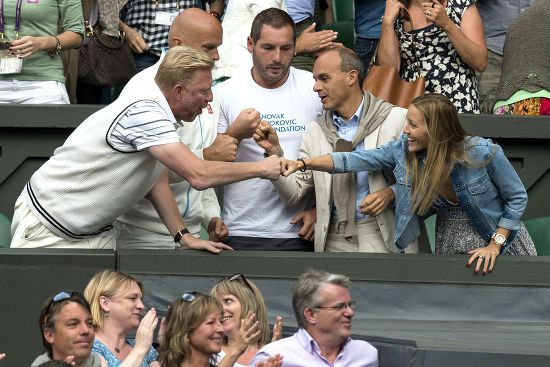 Boris Becker Jelena Ristic Editorial Stock Photo - Stock Image ...