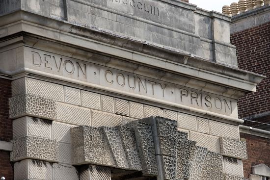 Hm Her Majesty Prison Exeter Used Editorial Stock Photo - Stock Image ...