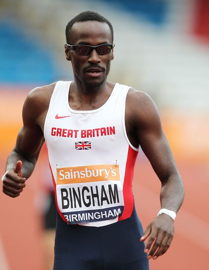 Michael Bingham During Mens 400 Metres Editorial Stock Photo - Stock ...