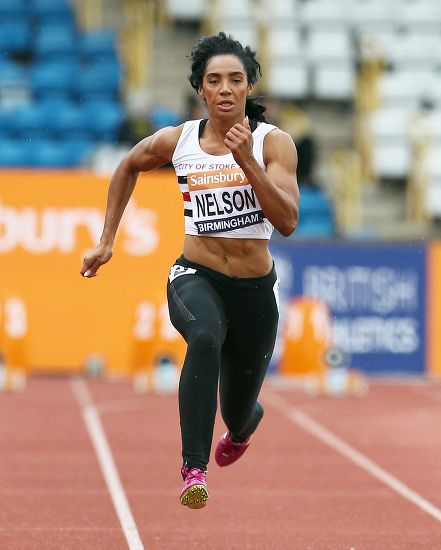 Ashleigh Nelson During Womens 100 Metres Editorial Stock Photo - Stock ...