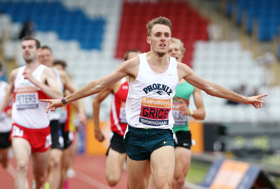 Charlie Grice Celebrates Winning Mens 1500 Editorial Stock Photo ...