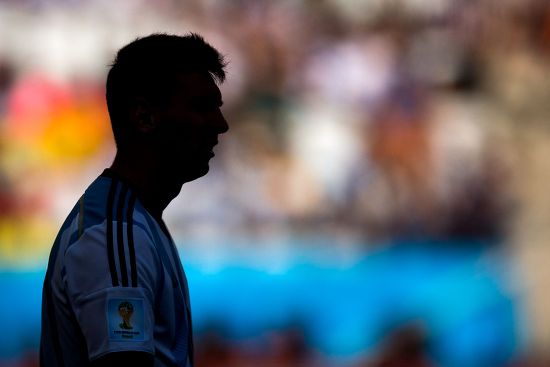 Silhouette Lionel Messi Argentina Editorial Stock Photo - Stock Image ...
