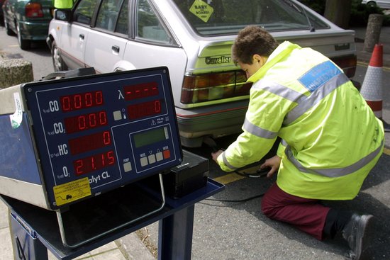 Roadside Emissions Test Editorial Stock Photo - Stock Image | Shutterstock