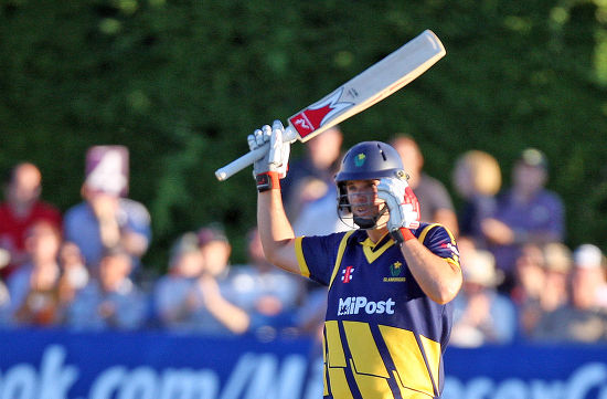 Jim Allenby Glamorgan Celebrates His Century Editorial Stock Photo ...