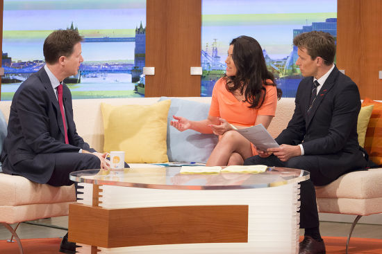 Nick Clegg Ben Shephard Susanna Reid Editorial Stock Photo - Stock ...