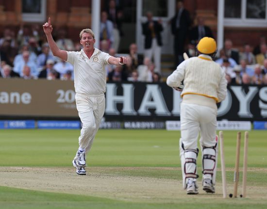 Mccs Brett Lee Australia Celebrates Wicket Editorial Stock Photo ...