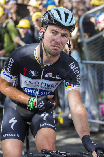 Mark Cavendish Crosses Finish Line After Editorial Stock Photo - Stock ...