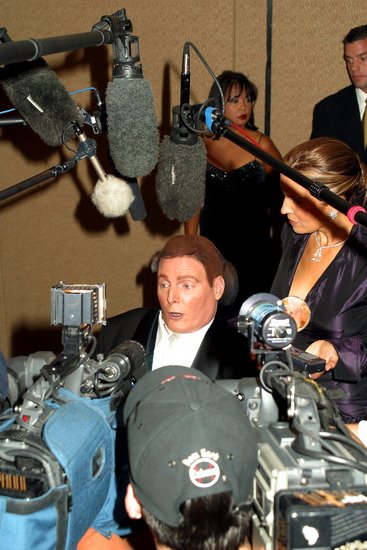 Christopher Reeve Giving Interview Editorial Stock Photo - Stock Image ...