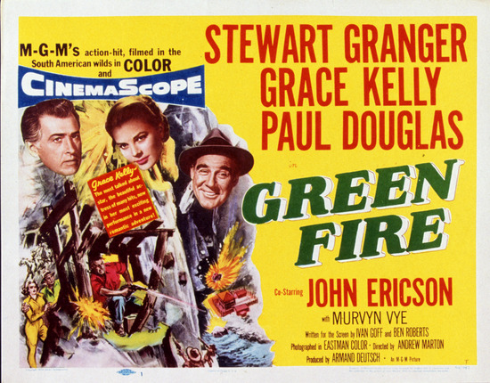 Film Stills Green Fire 1954 Stewart Editorial Stock Photo - Stock Image ...