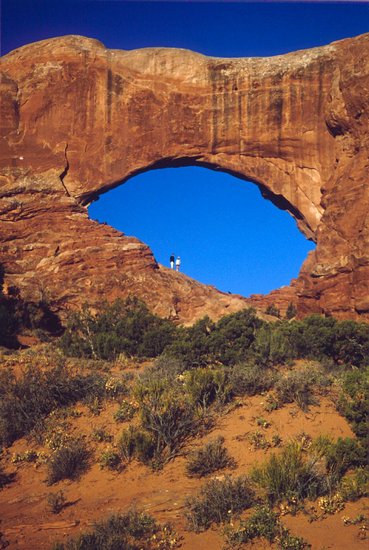 One Arches Spectacles Rock Arches National Editorial Stock Photo ...