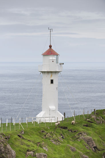 Lighthouse Akraberg Southernmost Point Faroe Islands Editorial Stock ...