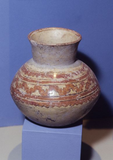 Ancient Aztec Pottery Jar Container Painted Editorial Stock Photo ...