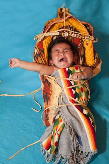 Crying Native American Baby Santa Clara Editorial Stock Photo - Stock ...